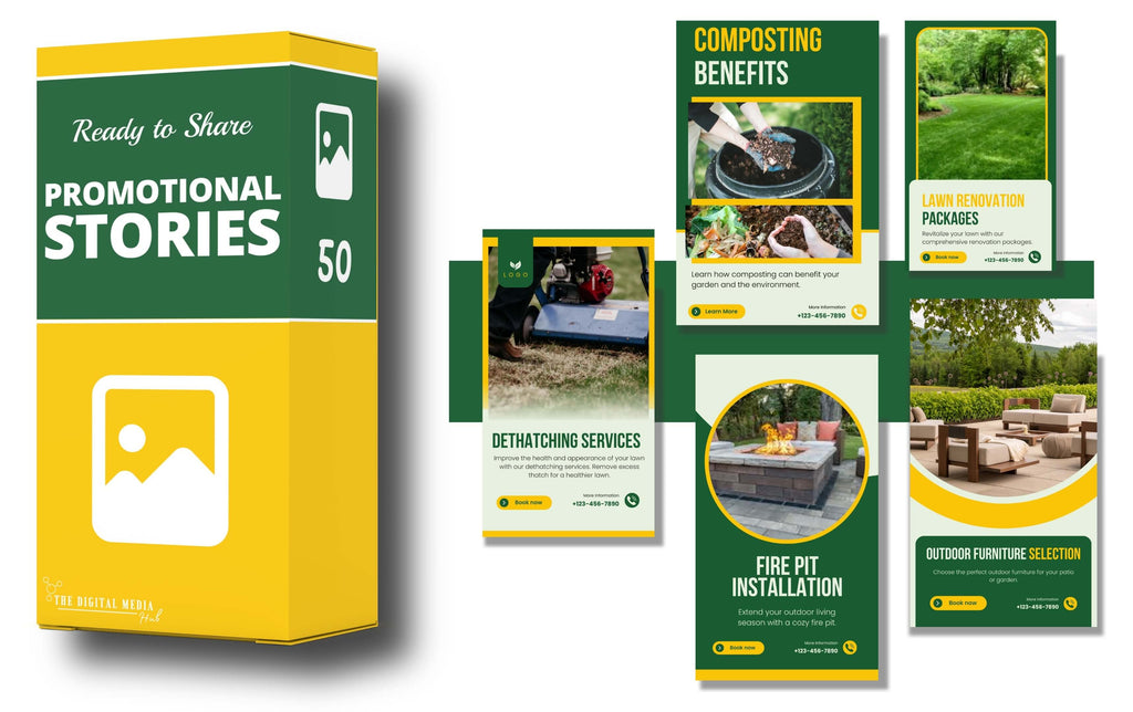 Landscape & Gardening Services | Ready-Made Social Media Bundle | 100% ...