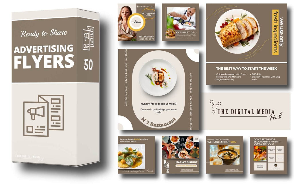 Restaurant Bundle | Ready to Use Social Media Content – The Digital ...