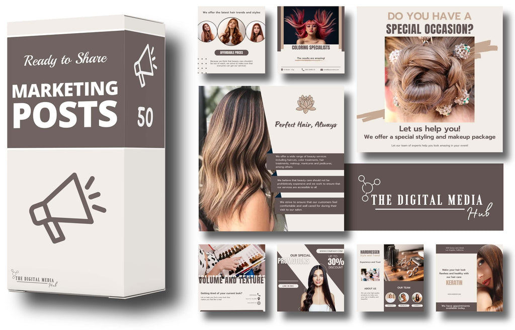 Hairstylists & Hairdressers | Ready to Share Marketing Templates – The ...