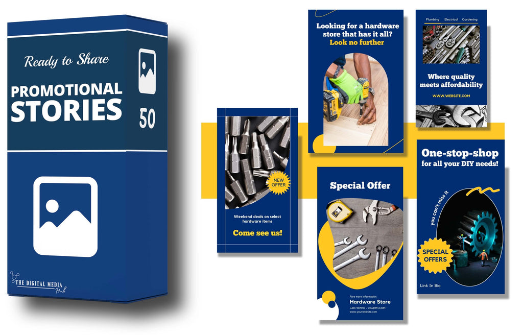 Hardware Store | Ready to Share Marketing Templates | 100% Editable ...