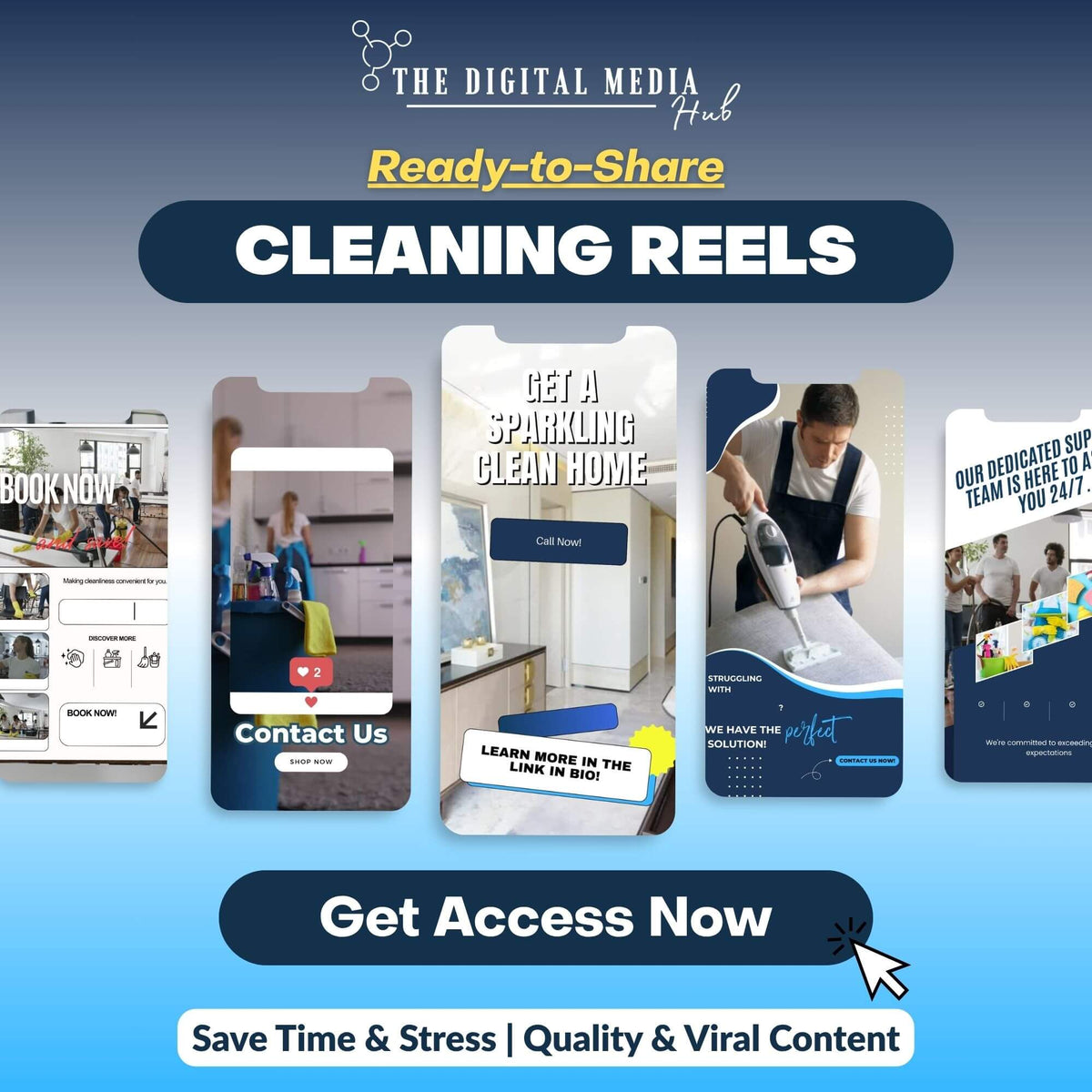 Cleaning Services Reels | 100+ Ready to Share Reels for Cleaning ...