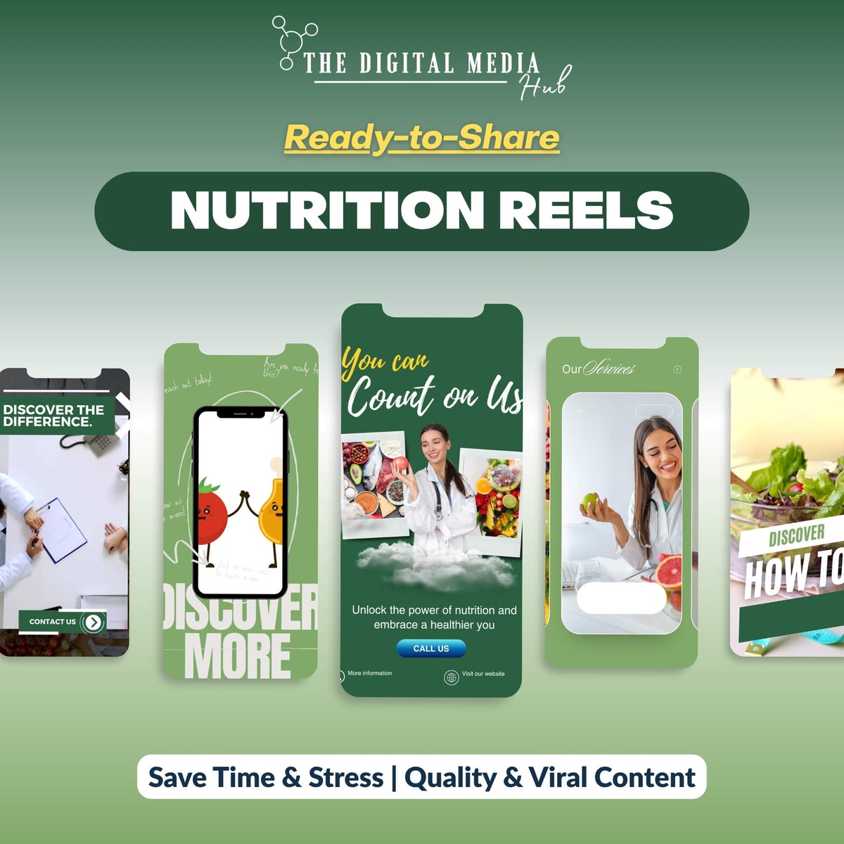Nutrition Reels | 100+ Ready to Share Reels – The Digital Media Hub