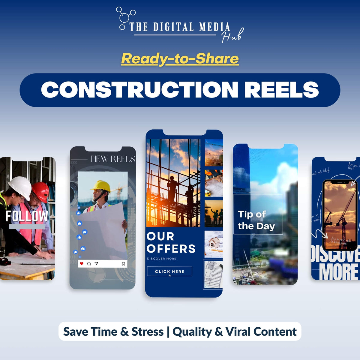 Construction Company Reels | 100+ Ready to Share Reels – The Digital ...