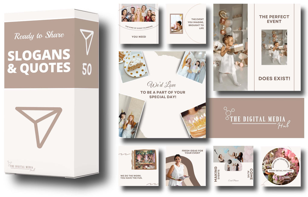 Event Planner | Ready to Share Marketing Templates | 100% Editable ...